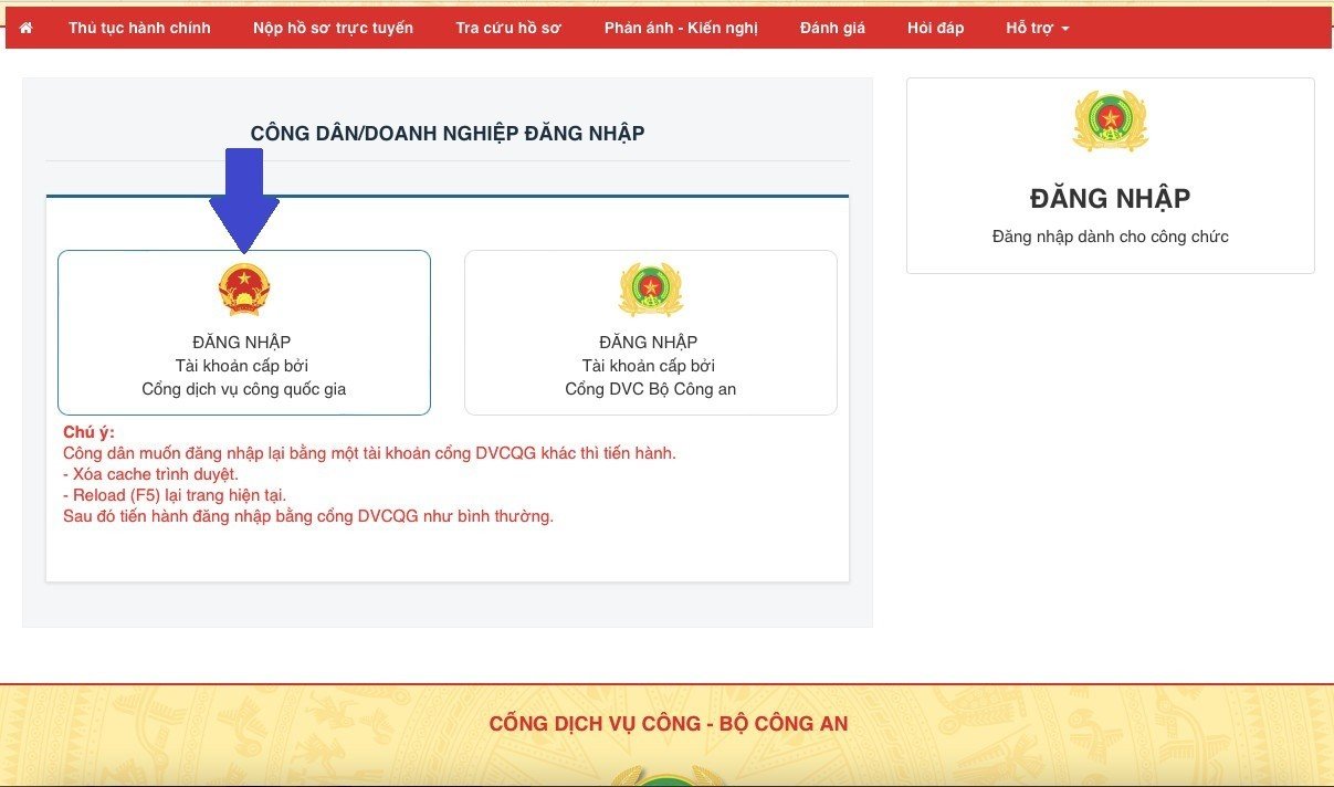 Hướng dẫn xin công văn nhập cảnh online thông qua Cổng dịch vụ công
